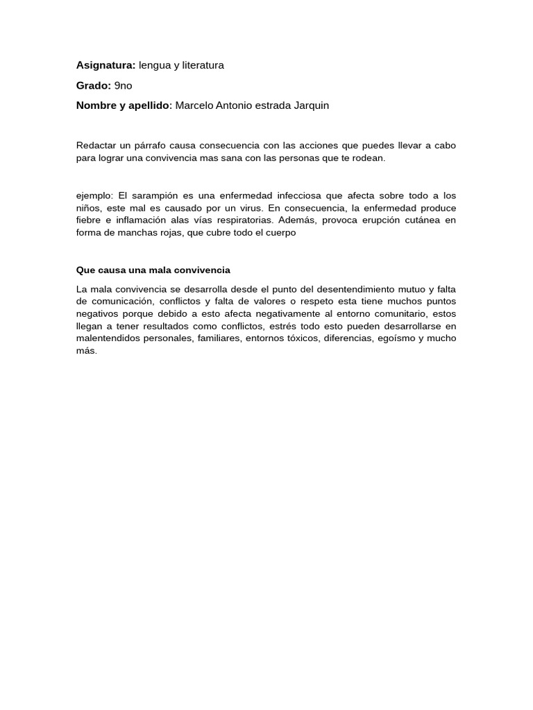 Lengua y Literatura-Marcelo Antinio Estrada Jarquin | PDF