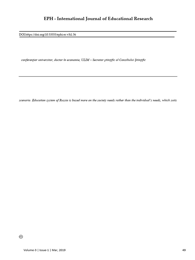 Comparative Analysis of Education Systems of Diffe | PDF | Economic ...