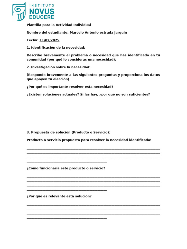 9no Plantilla de AEP | PDF