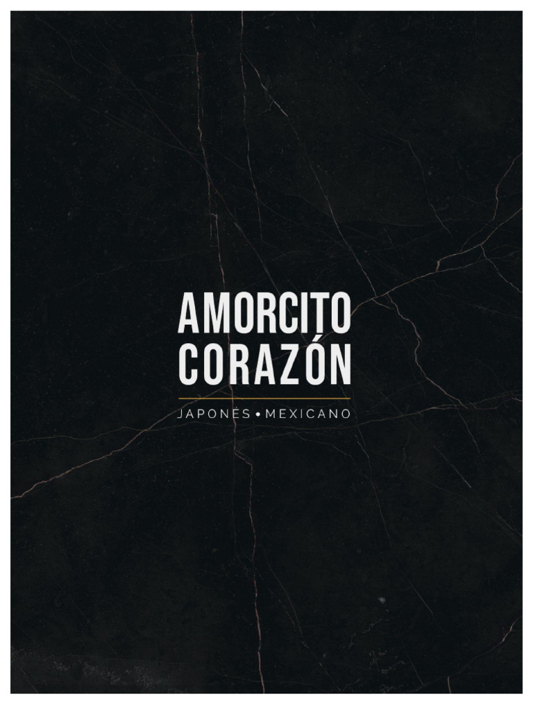 MenuÌ Amorcito CorazoÌ N | PDF