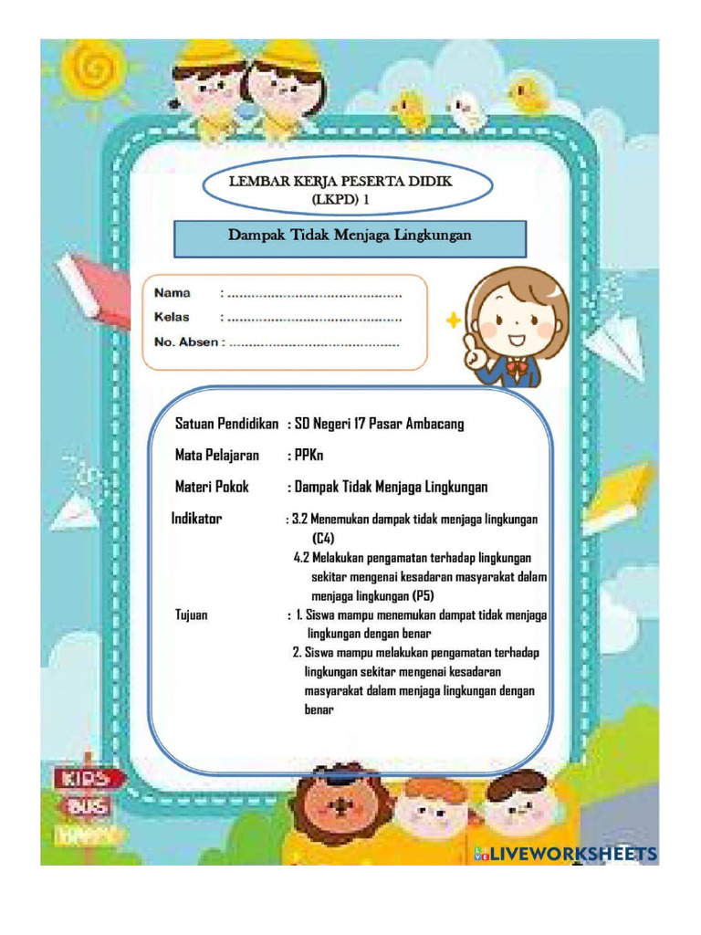 Worksheet 1283295 | PDF