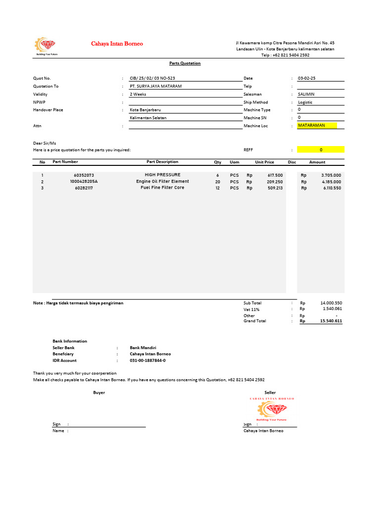 Quot SJM Mataraman n0 523 | PDF