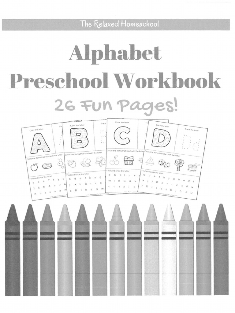 Alphabet Preschool Workbook | PDF