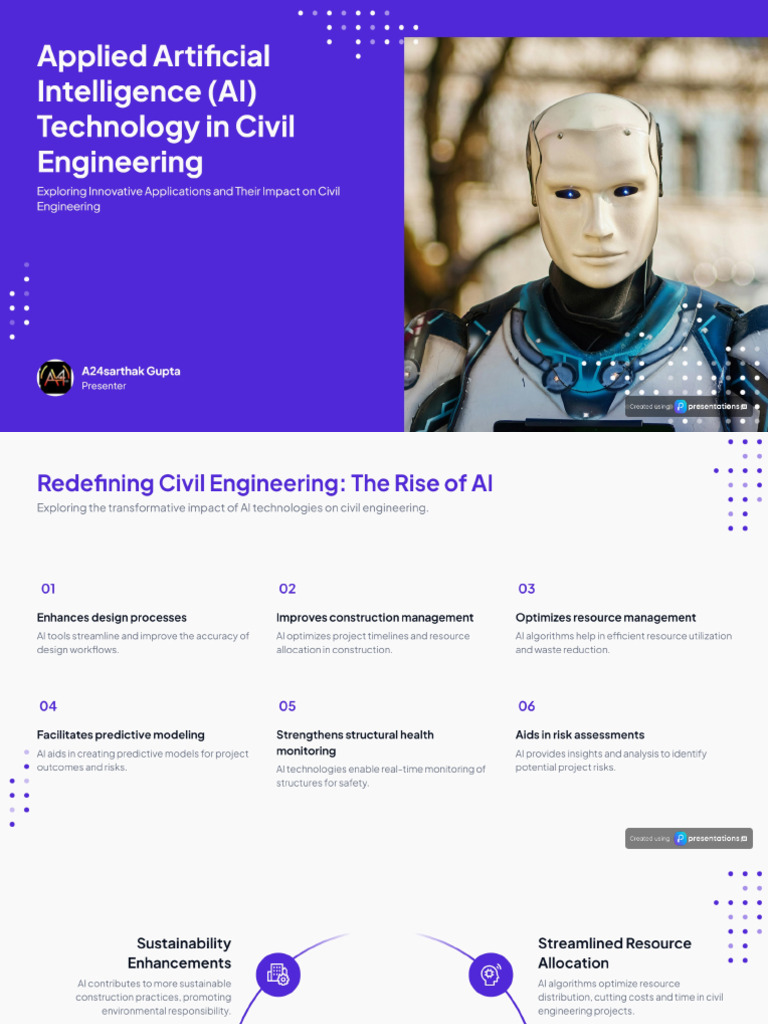 Applied Artificial Intelligence in Civil Engineering | PDF