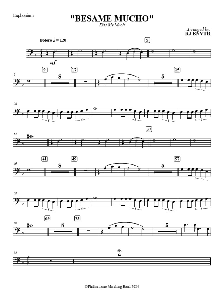 BARITONE PDF Marching Bands Music