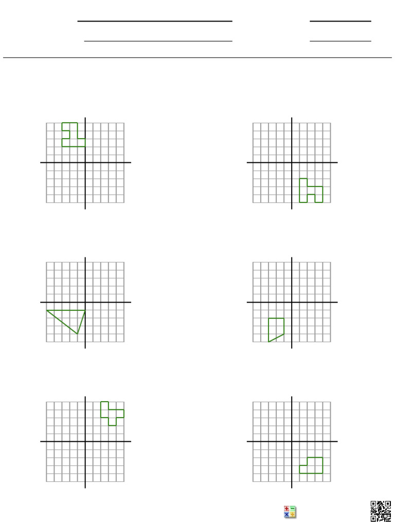 Math Reflections Across Axes and Lines | PDF | Orthogonality | Geometry