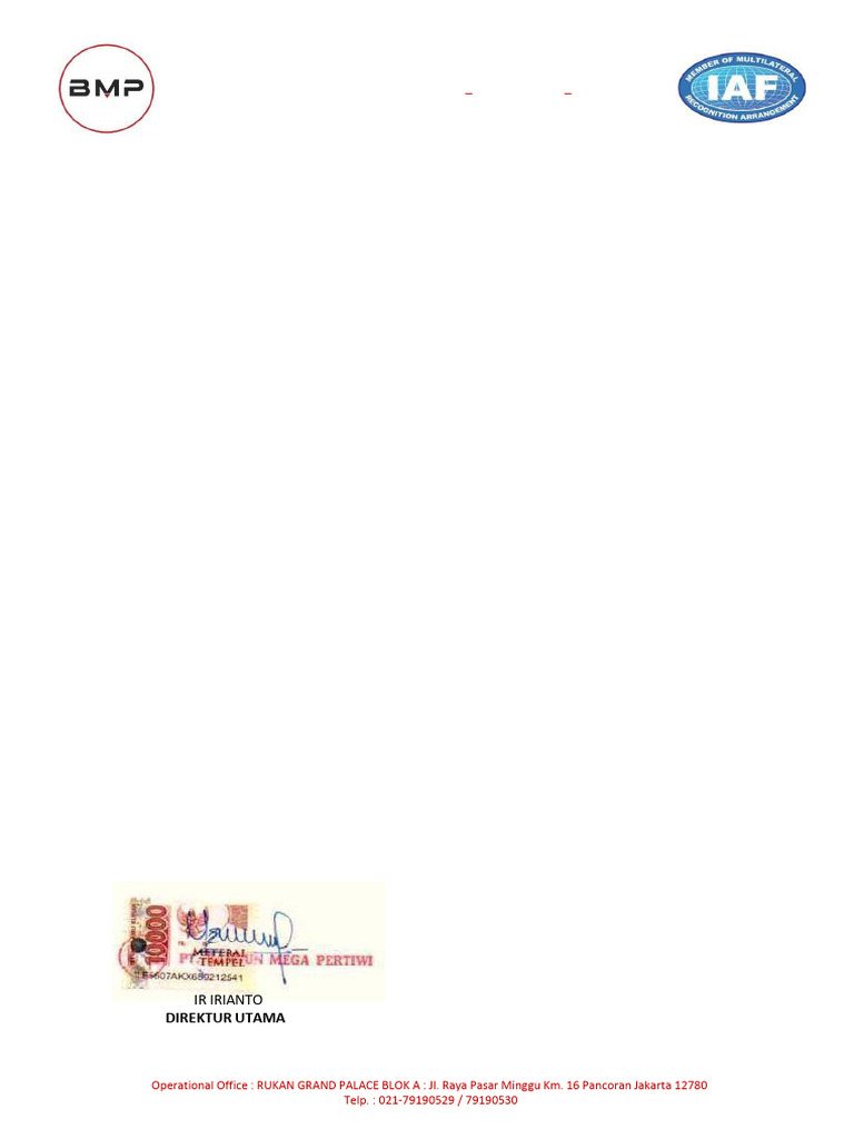 Penawaran Harga BCU Micom C264 PLTU Mamuju | PDF
