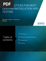 EXFO OTH-7000 Fiber Monitoring System | PDF | Optical Fiber | Decibel