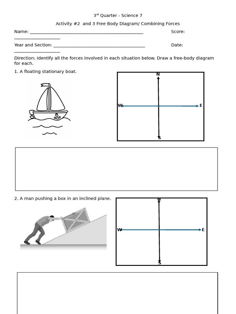 Activity #2 Free Body Diagram | PDF