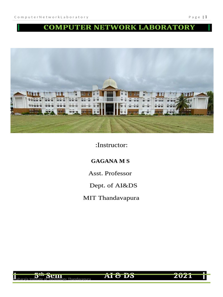 CNLAB | PDF | Network Topology | Computer Science