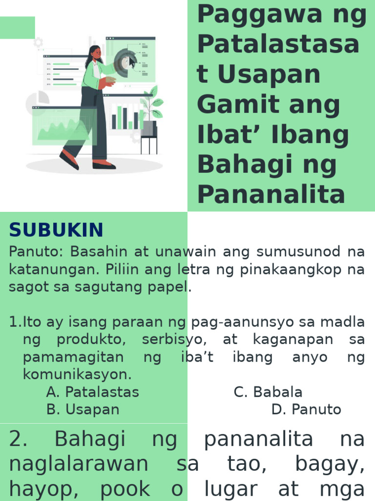 Paggawa NG Patalastas | PDF