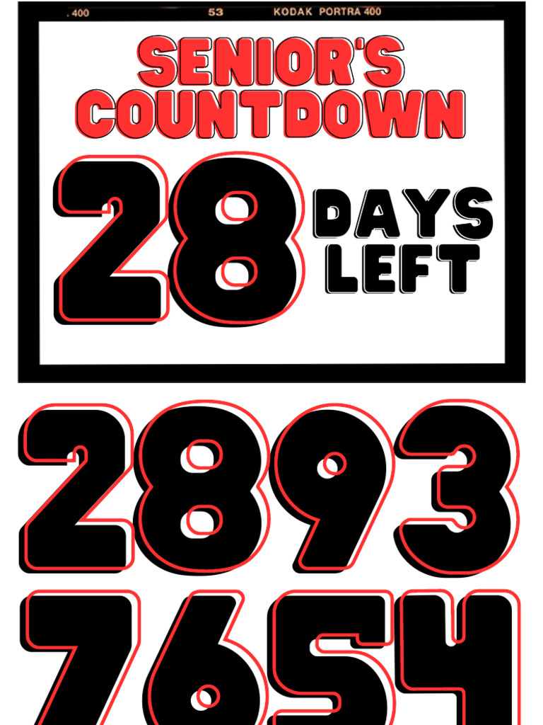 Senior Countdown | PDF