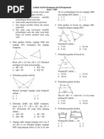 9.1. Latihan Soal Matematika Kesebangunan Dan Kekongruenan Kelas 9 SMP | PDF | Metode & Bahan ...