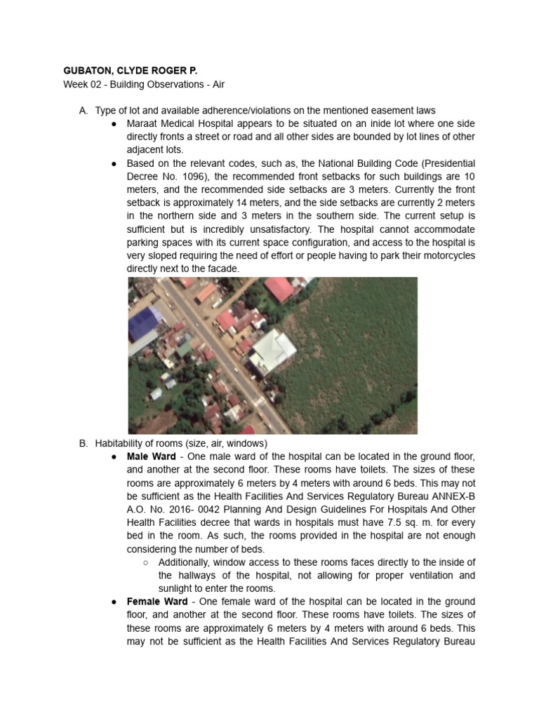 Hospital Air Quality and Layout Assessment | PDF | Air Pollution | Hospital
