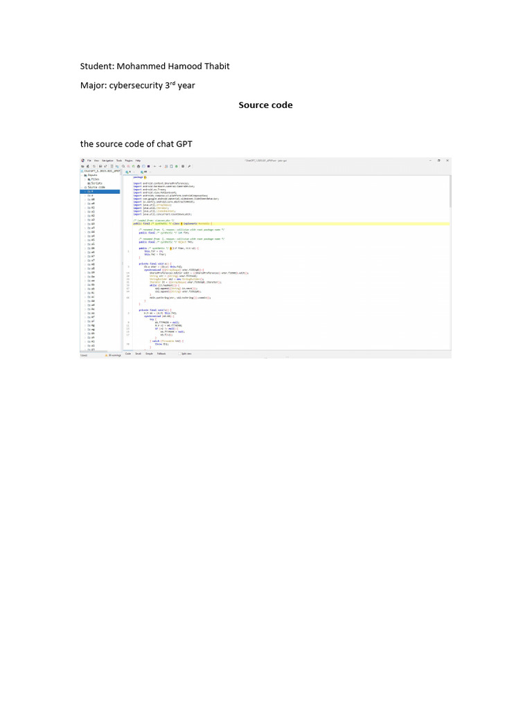 ChatGPT Source Code Overview | PDF