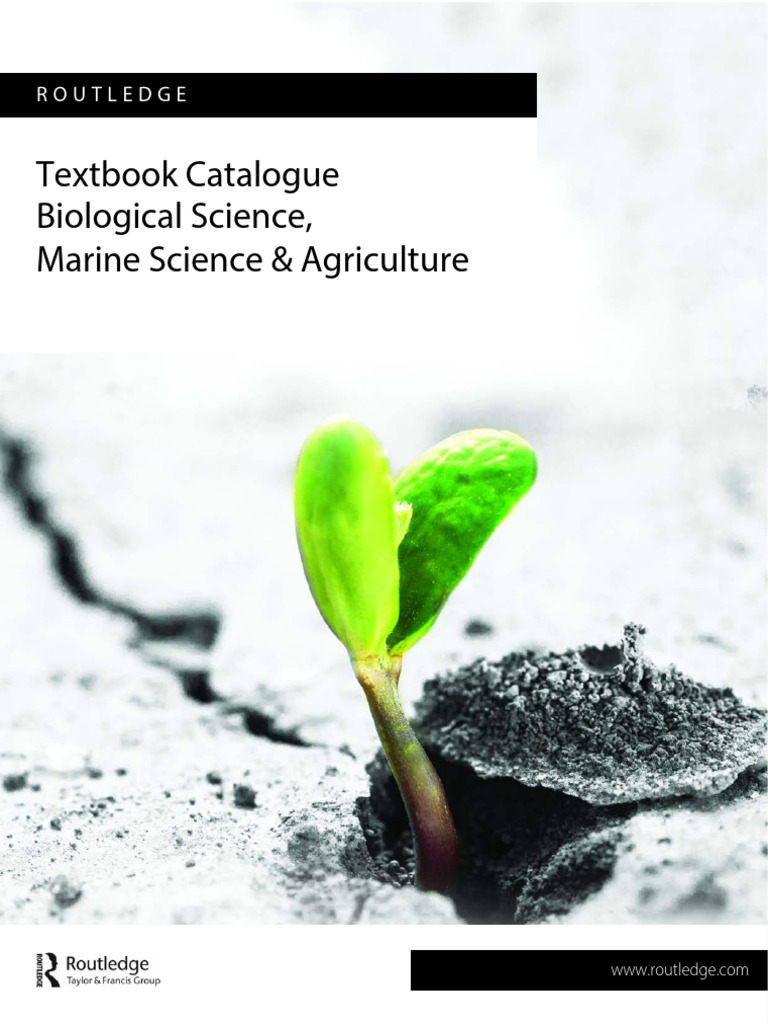 Textbook Catalogue Biological Science, Marine Science and Agriculture ...