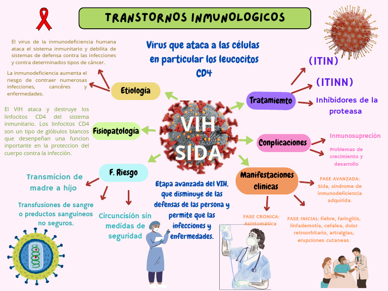 Mapa Conceptual del VIH/SIDA | PDF | VIH | VIH / SIDA
