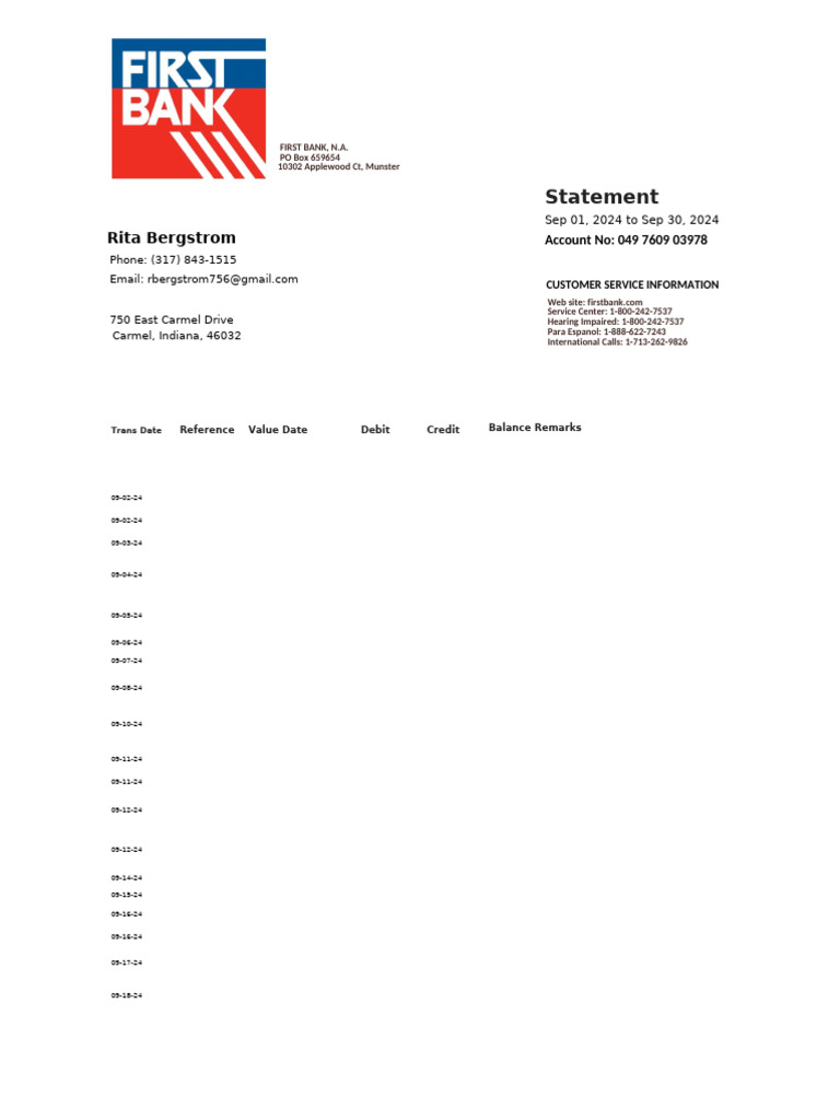 ATM Salary Statement Overview | PDF | Banking | Financial Services