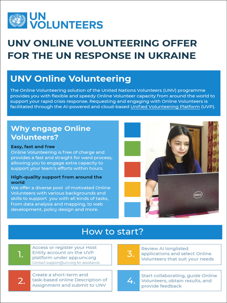 UNV Online Volunteering Offer For The UN Response in Ukraine | PDF ...