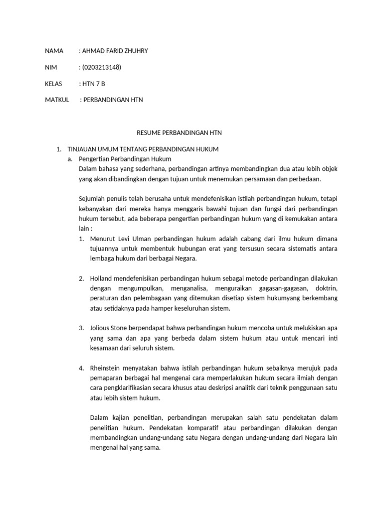 Resume HTN Farid | PDF