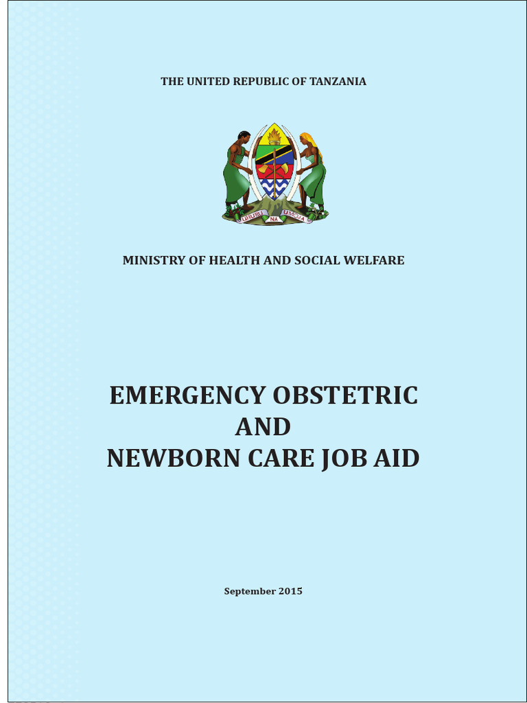 Emonc Job Aid | PDF | Childbirth | Cardiopulmonary Resuscitation