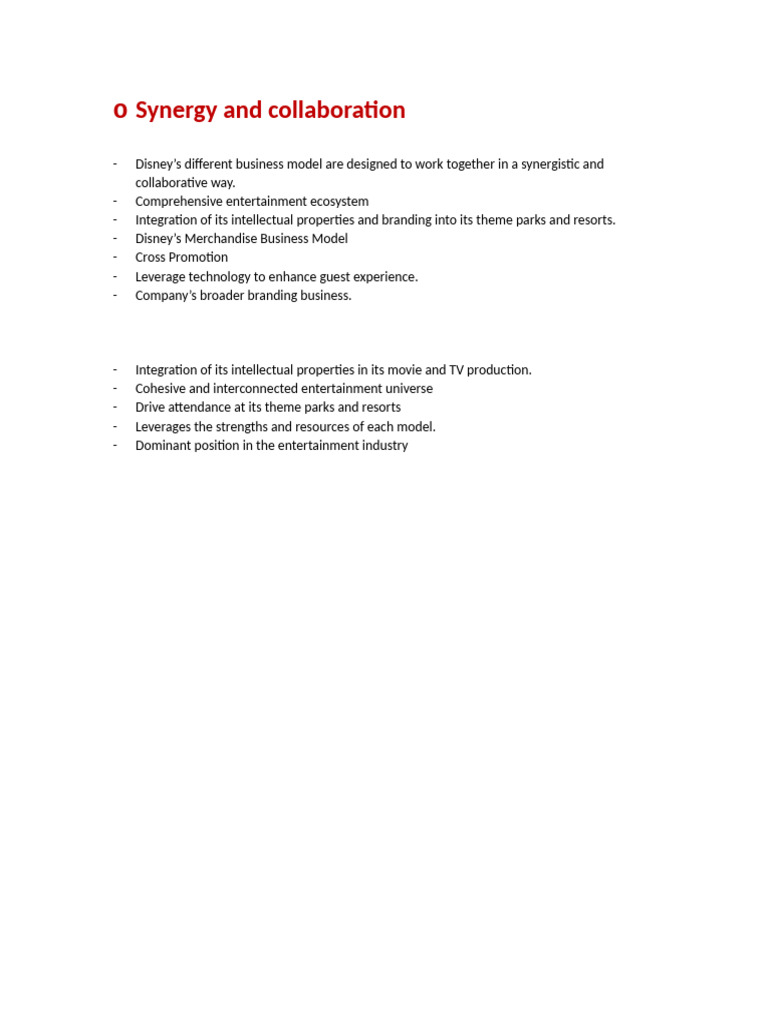 Synergy and Collaboration | PDF