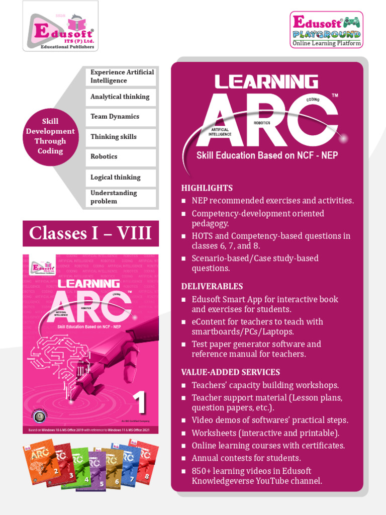 EDUSOFT - Learning ARC Infoleaf - 2024-1 | PDF | Cognition | Learning