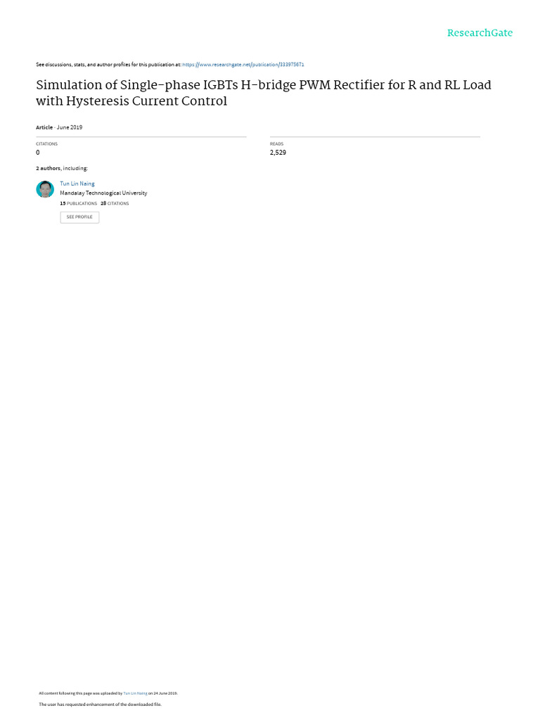 HHSpaper | PDF | Rectifier | Direct Current