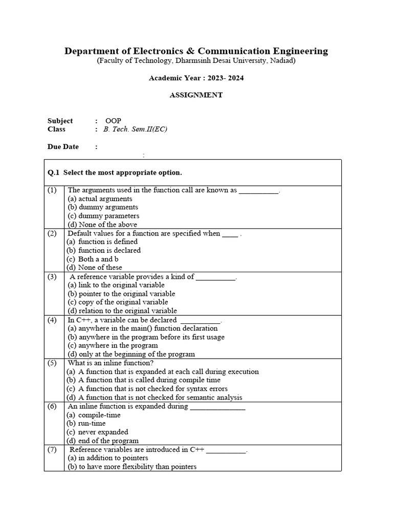 Assignment 126 Content Document 20240221110210AM | PDF | Parameter (Computer Programming ...