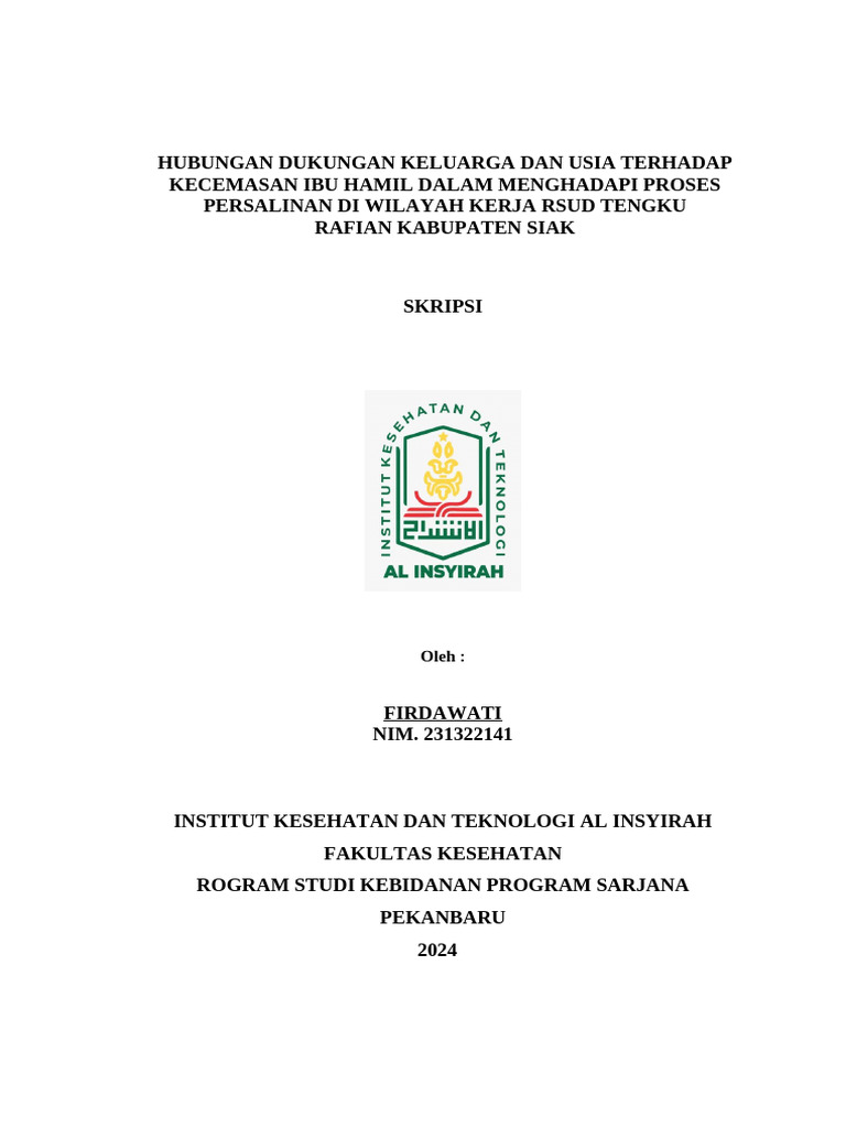 SKRIPSI FIRDA lengkap | PDF