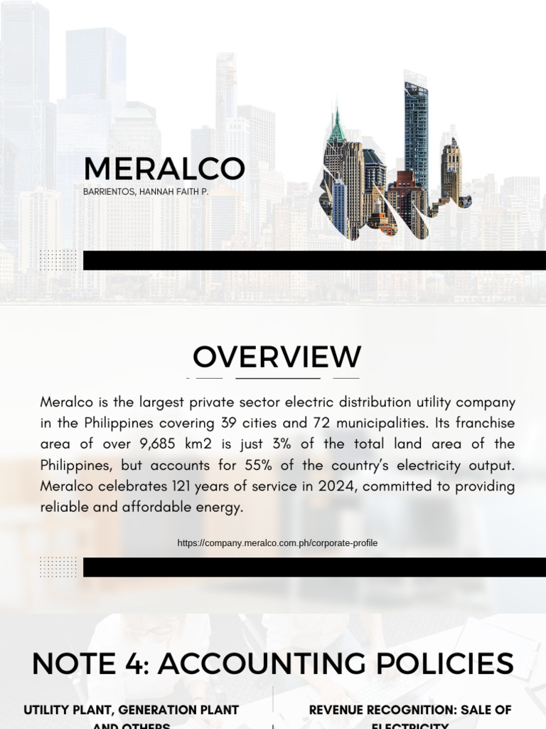 MERALCO Audited FS Presentation | PDF | Mergers And Acquisitions | Audit