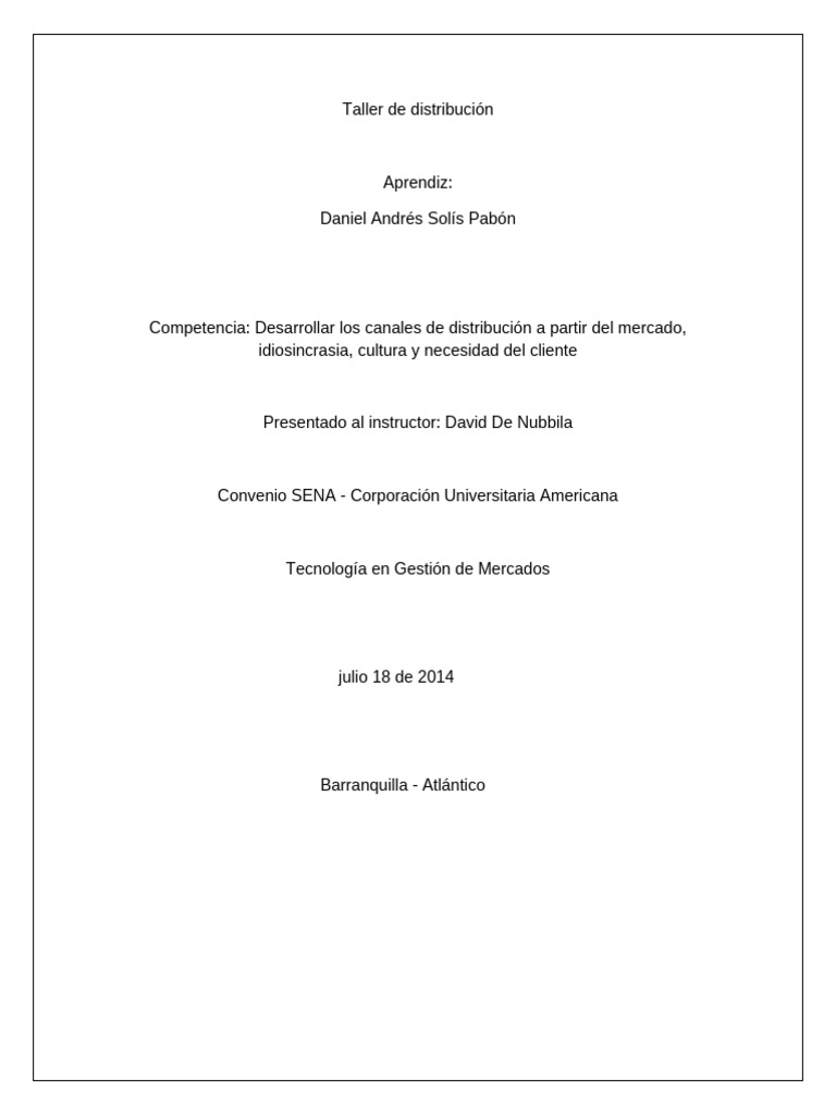 Estrategias de Distribución Turística | PDF | Turismo | Logística