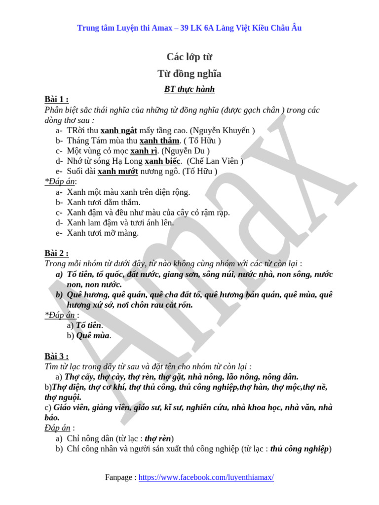 bai14-tu-dong-nghia-btap | PDF