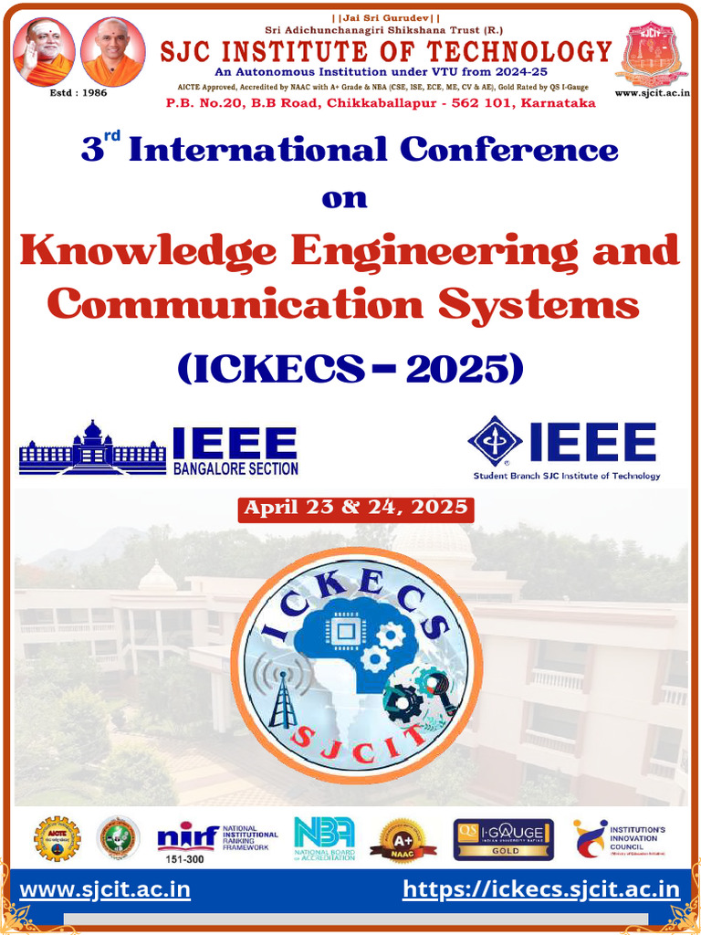 Ickecs 2025 Sjcit Compressed | PDF | Computer Network | Communication
