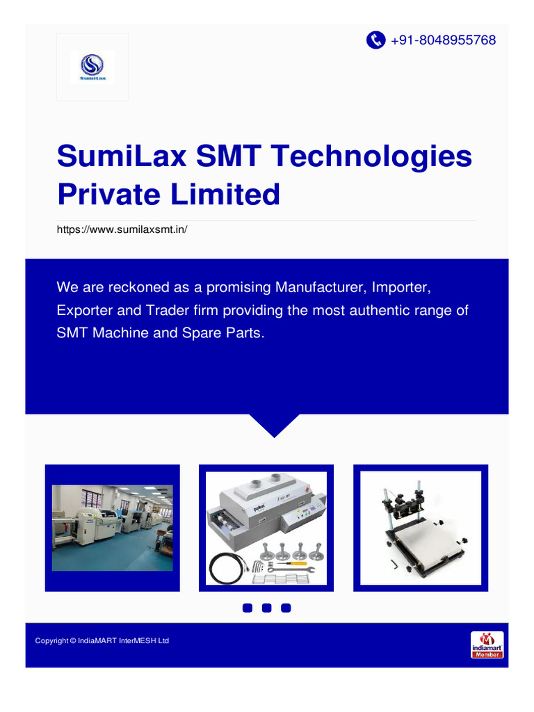 Sumilax SMT Technologies Private Limited | PDF
