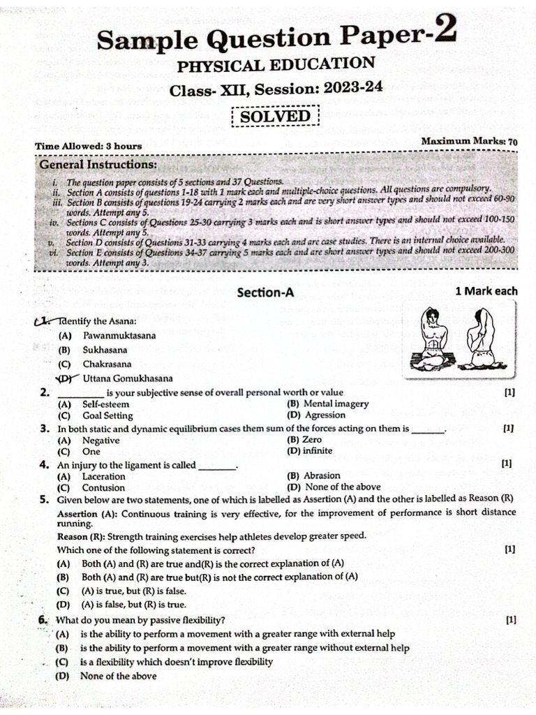 Sample Paper Class12 | PDF
