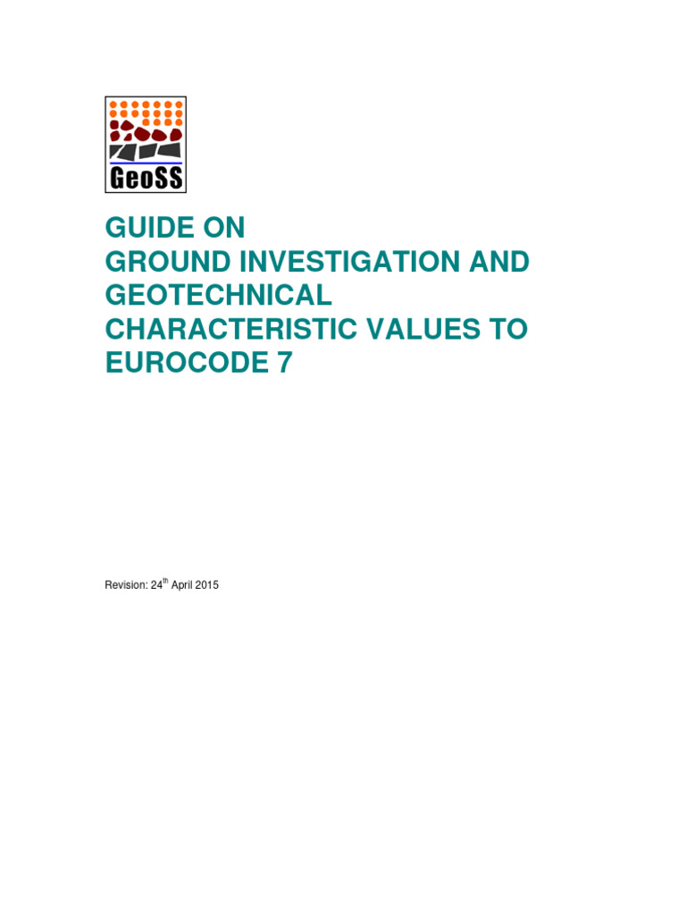 Upper & Lower Bounds Guide On Ground Investigation and Geotechnical Characteristic Values To ...