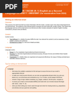 IGCSE ESL Speaking Test Guide | PDF