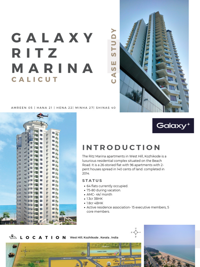 Galaxy Ritz Marina Overview | PDF | Tile | Duct (Flow)