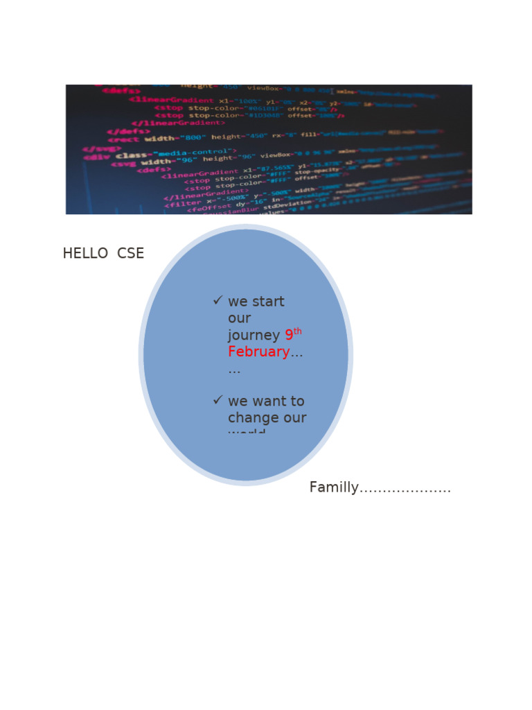 HELLO CSE Familly | PDF