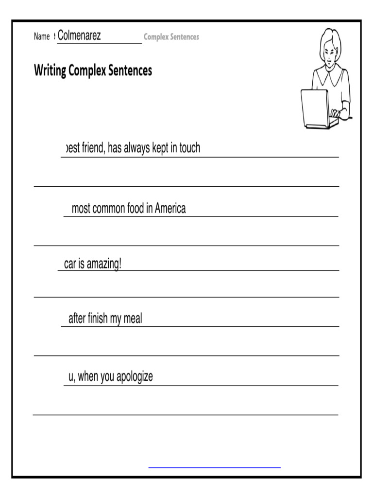 Creating A Complex Sentence | PDF