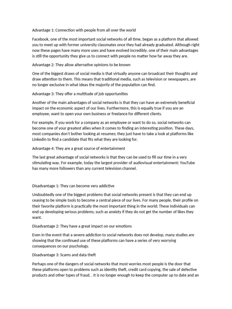 Advantage 1 | PDF | Cyberspace | Human Communication