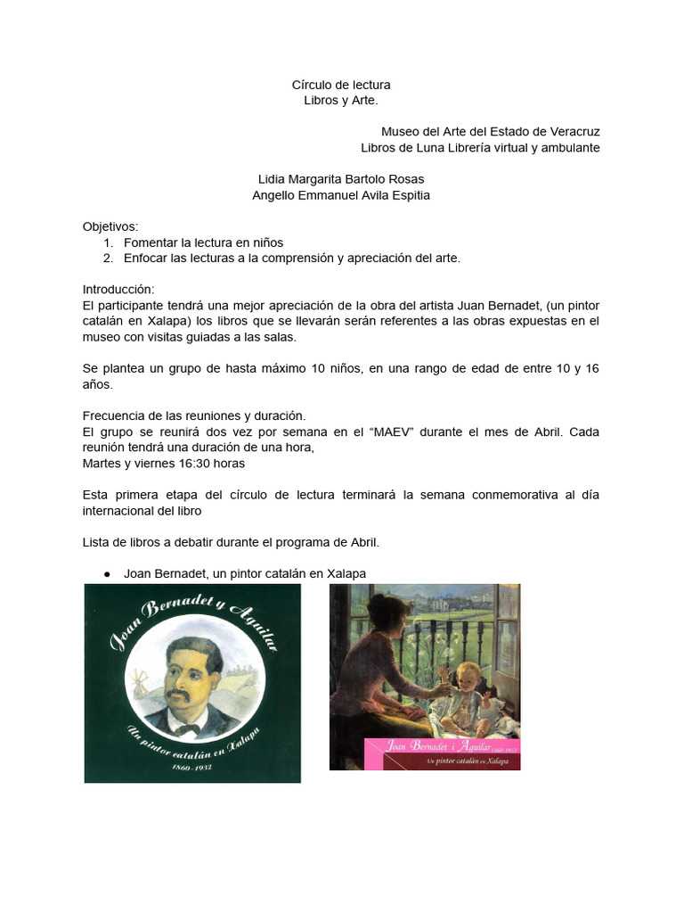 Círculo de Lectura | PDF