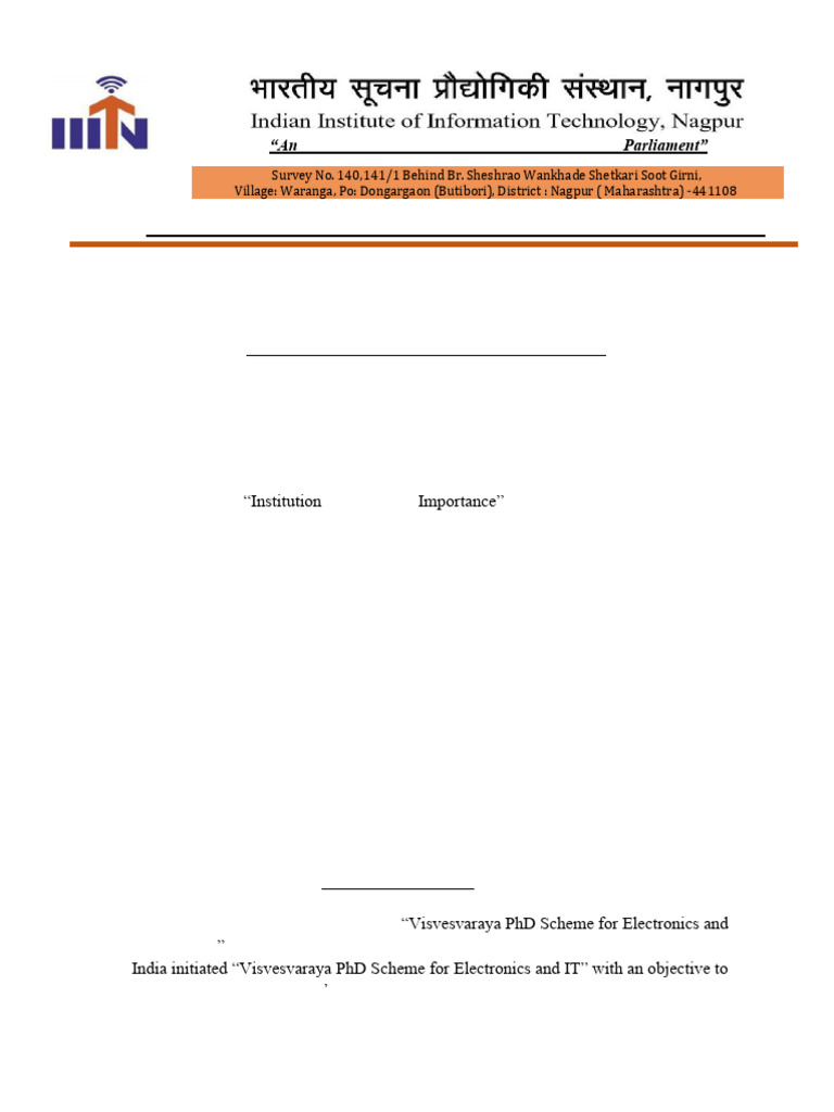 PHD Notification Visvesvaraya Scheme | PDF | Electronics | Computing