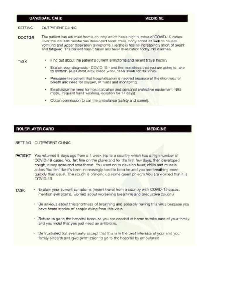Oet Speaking | PDF