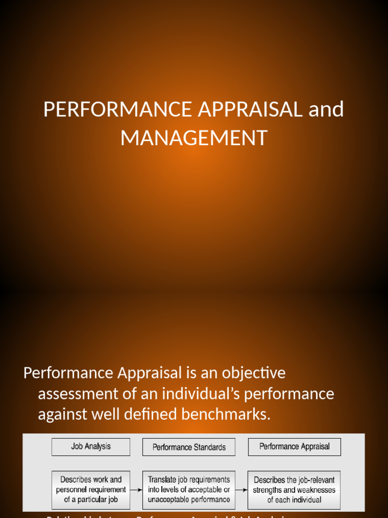 PERFORMANCE APPRAISAL and MANAGEMENT | PDF | Performance Appraisal | Behavioural Sciences