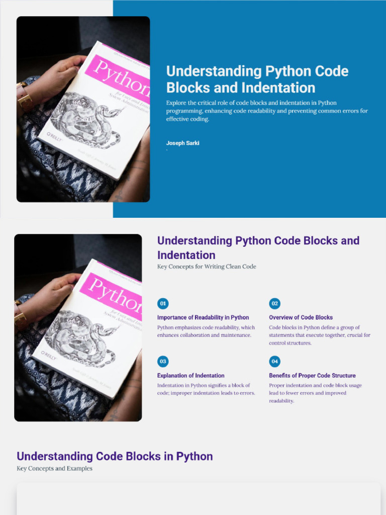 Codeblock and Indentation | PDF