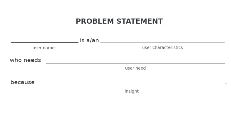 Problem Statement | PDF