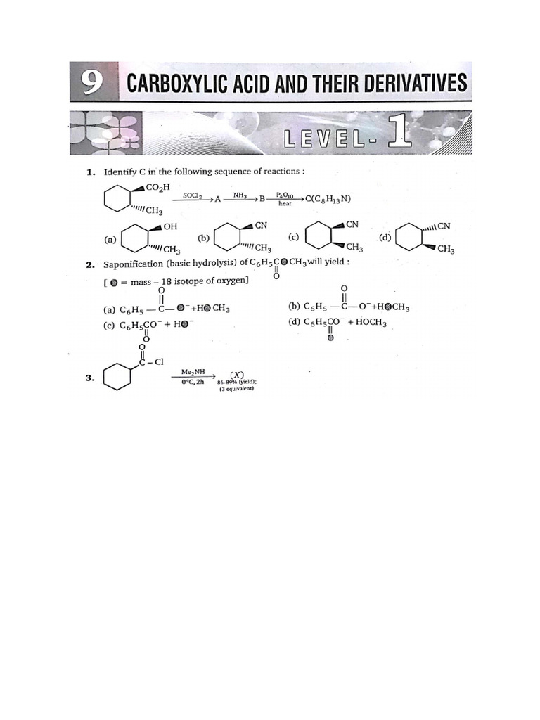 Carboxylic Acid Derivatives MS CHAUHAN | PDF