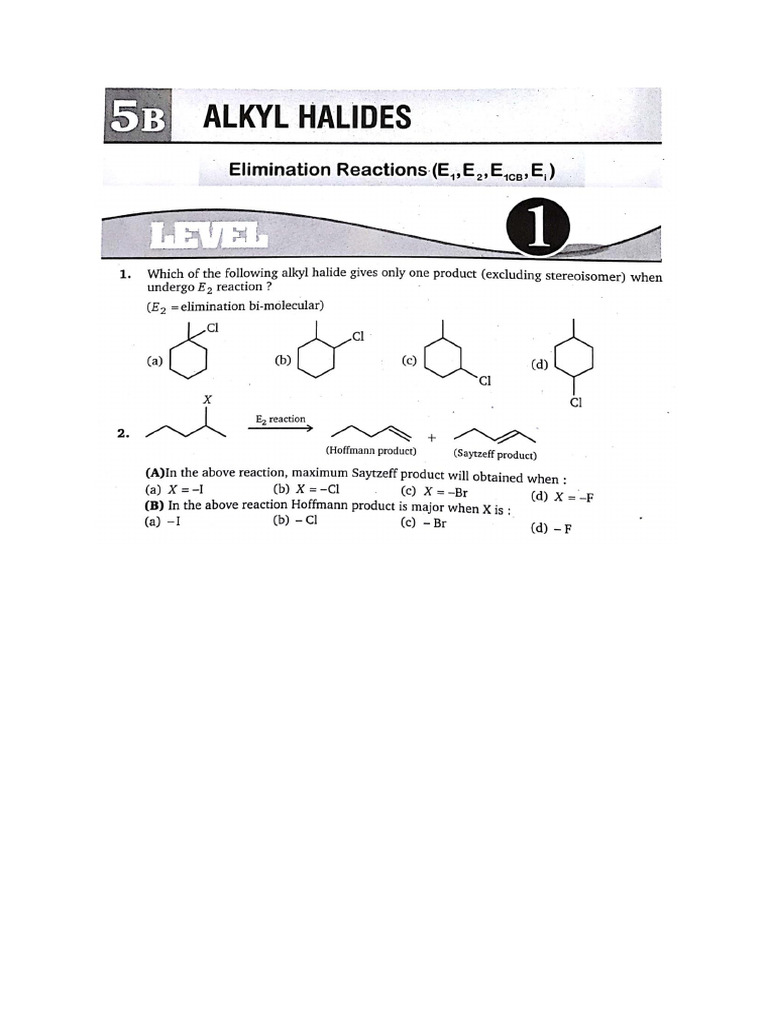 Alkyl Halides Part B MS CHAUHAN | PDF